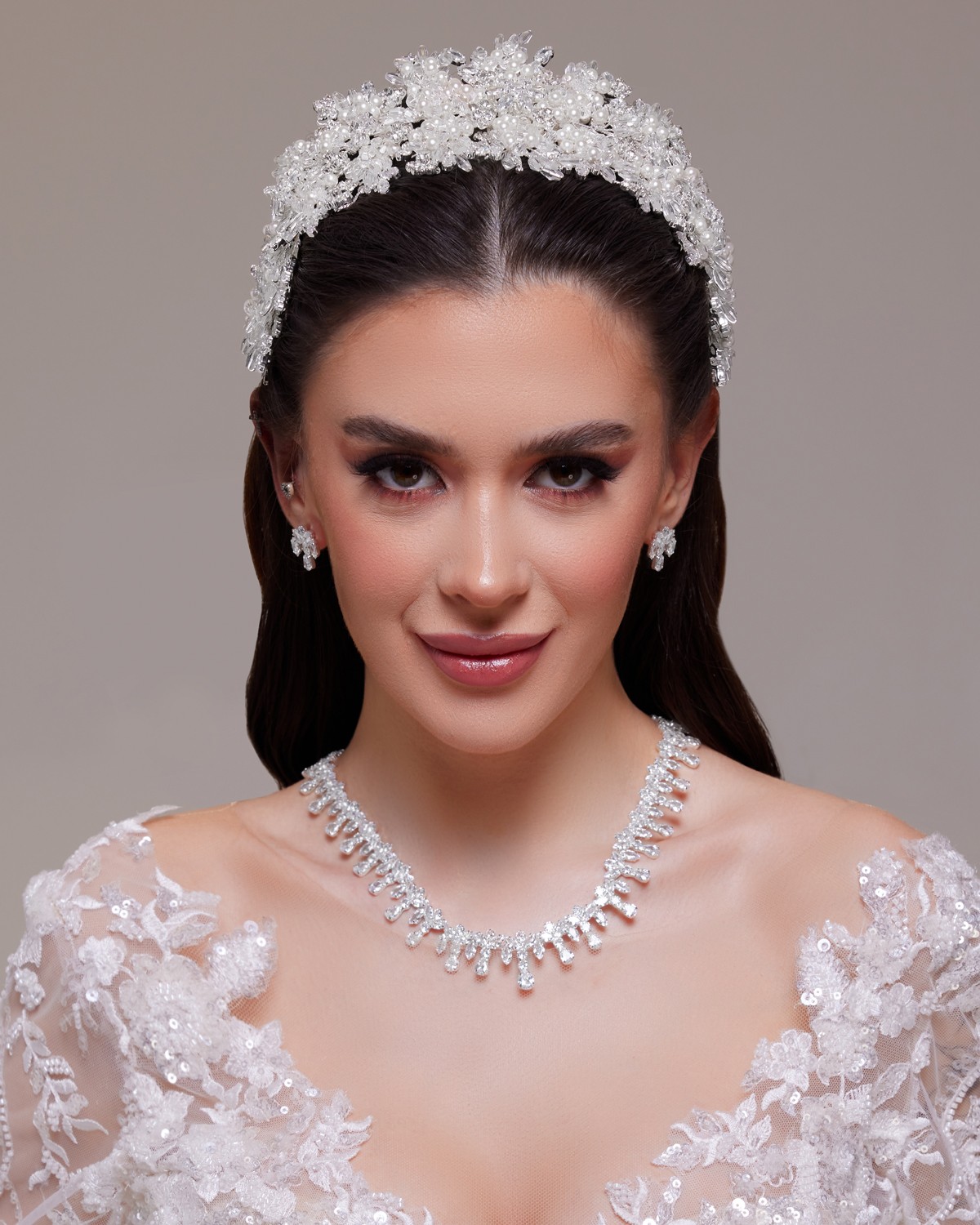 Gena Zircon Stone And Crystal Bead Pearl Detailed Hair Accessories Buy Now.