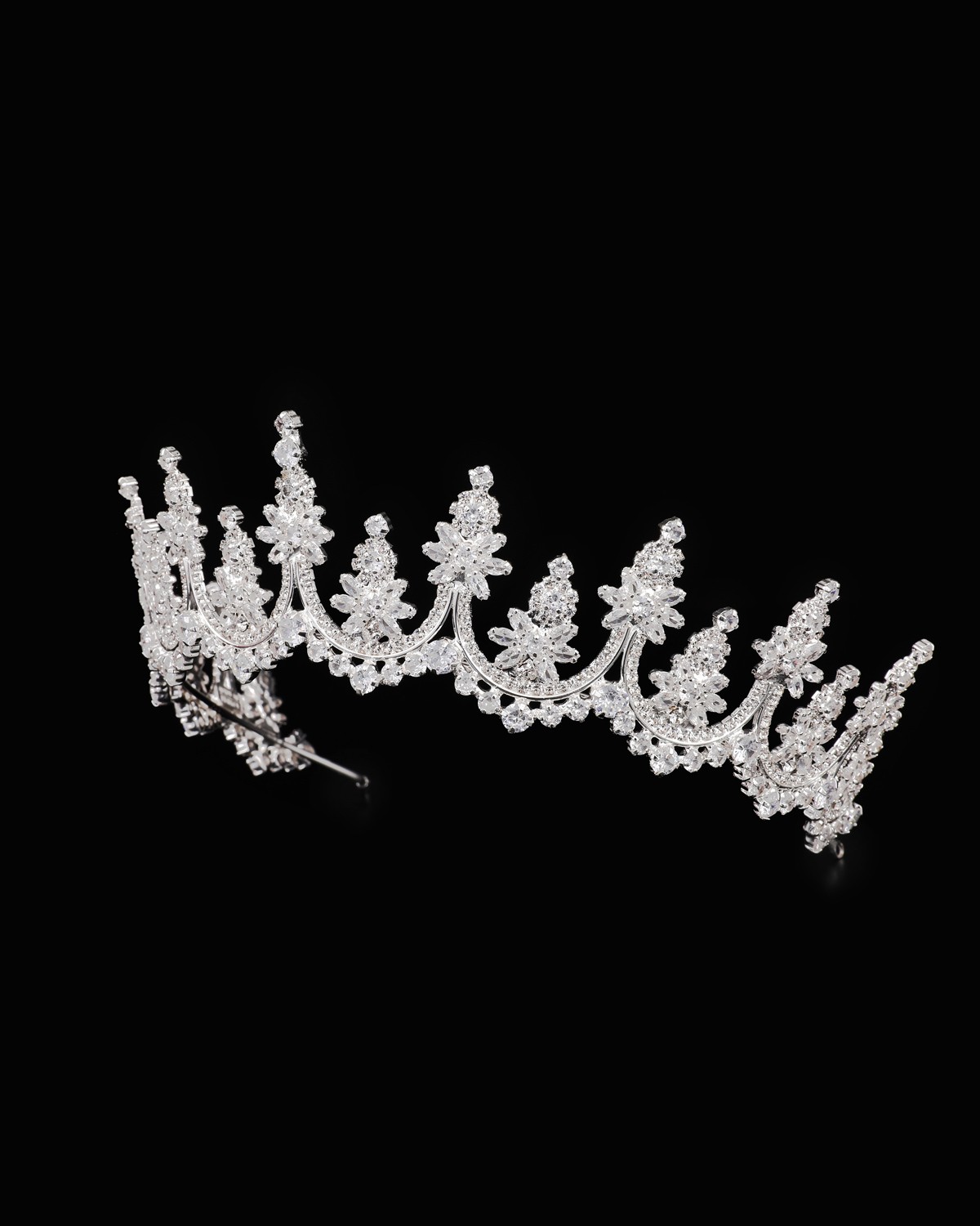 Tonga Zircon Bridal Crown Buy Now.